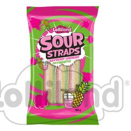 Sour Straps Raspberry Lemonade & Pineapple 160G | Lolliland